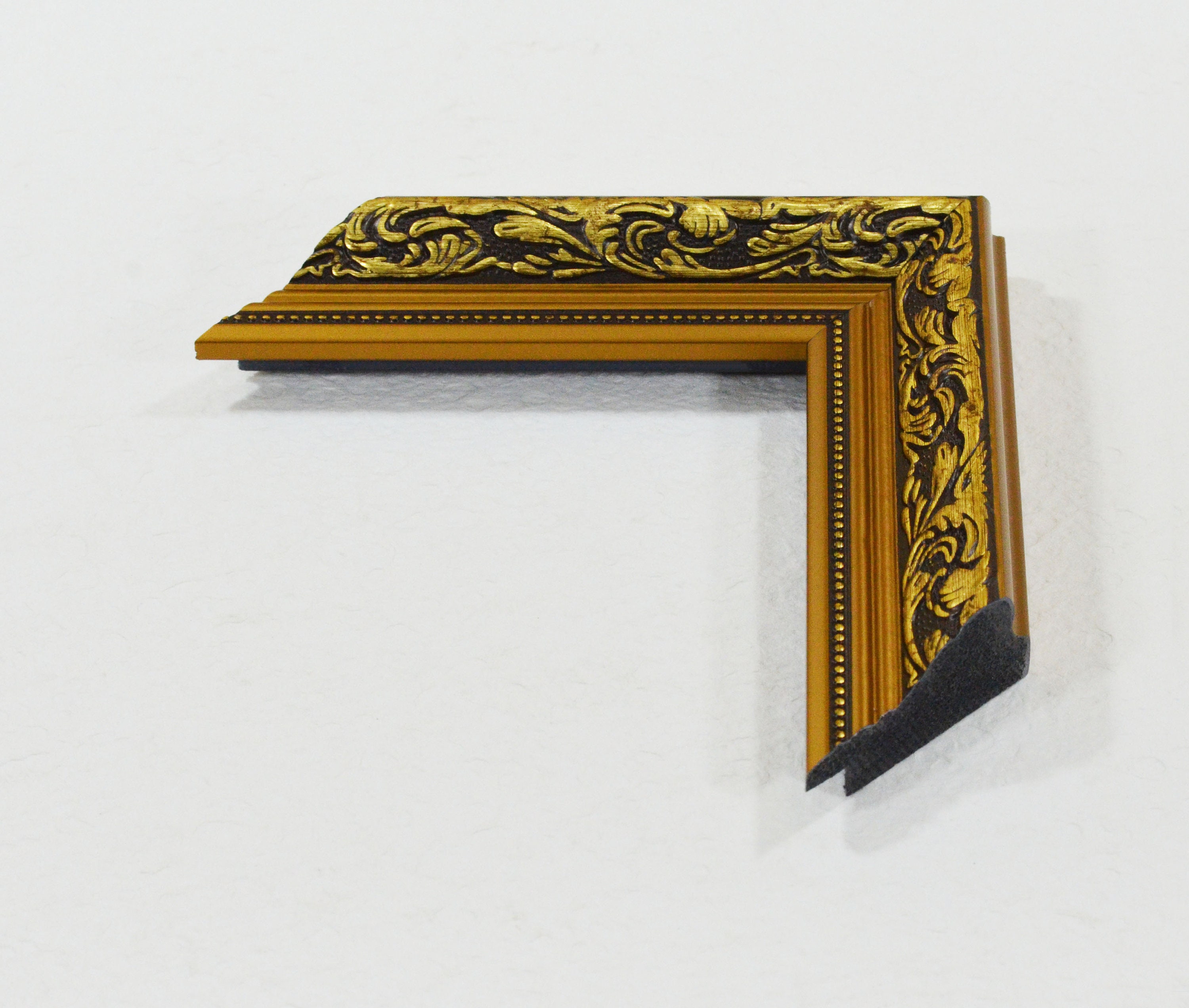 Frame Dark Gold in Antique Style, Polystyrene Frame. - Etsy