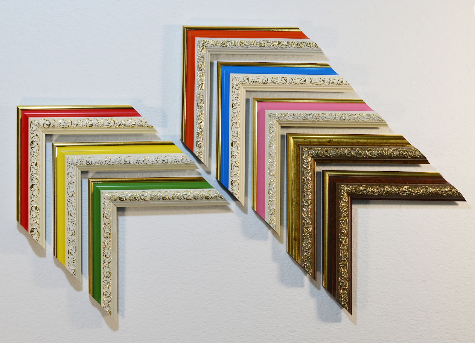 Colored Modern Wall Frames for Pictures Foto Posters Hand | Etsy