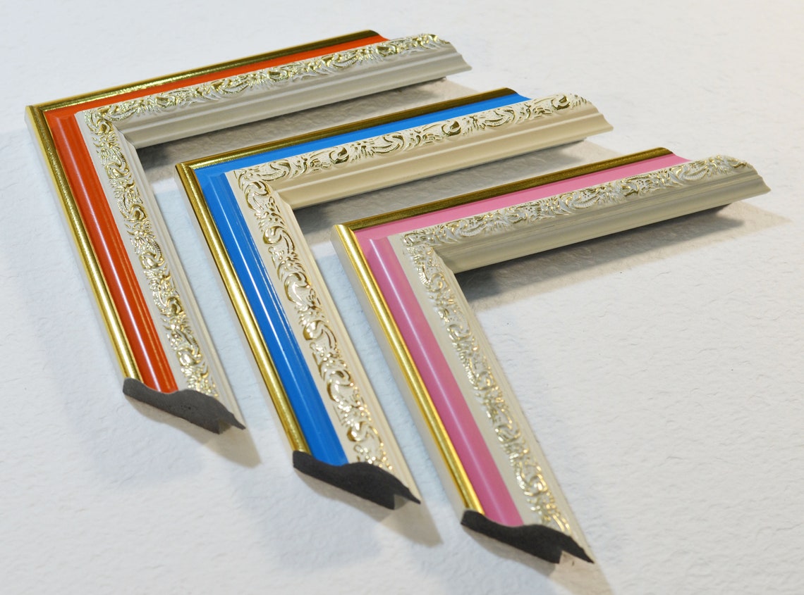 Colored Modern Wall Frames for Pictures Foto Posters Hand | Etsy