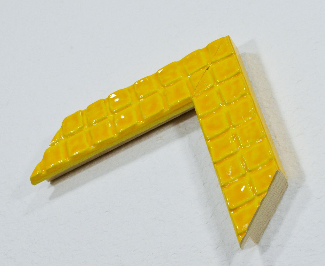 Yellow Wooden Frame for Art Deco Painting - Etsy