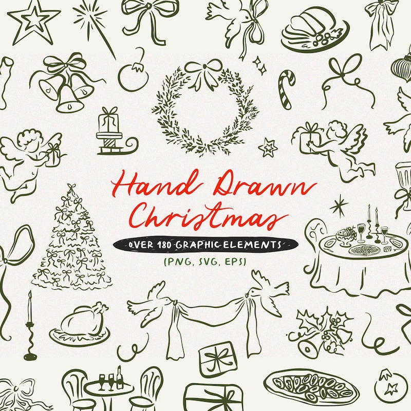 Squiggle Christmas Tree - Etsy