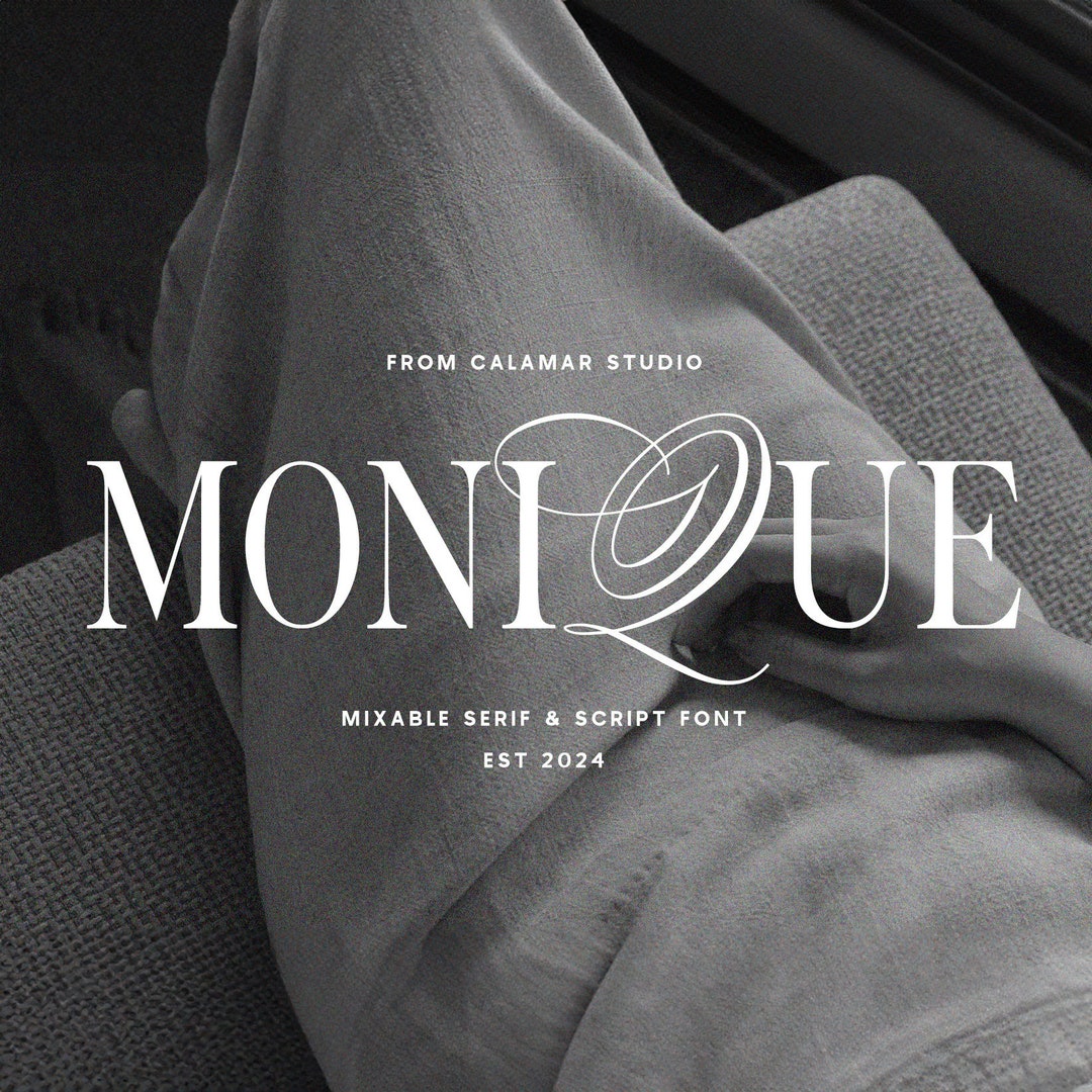 Serif & Script Font, Calligraphy Font and Serif Font, Mixed Font Pair ...