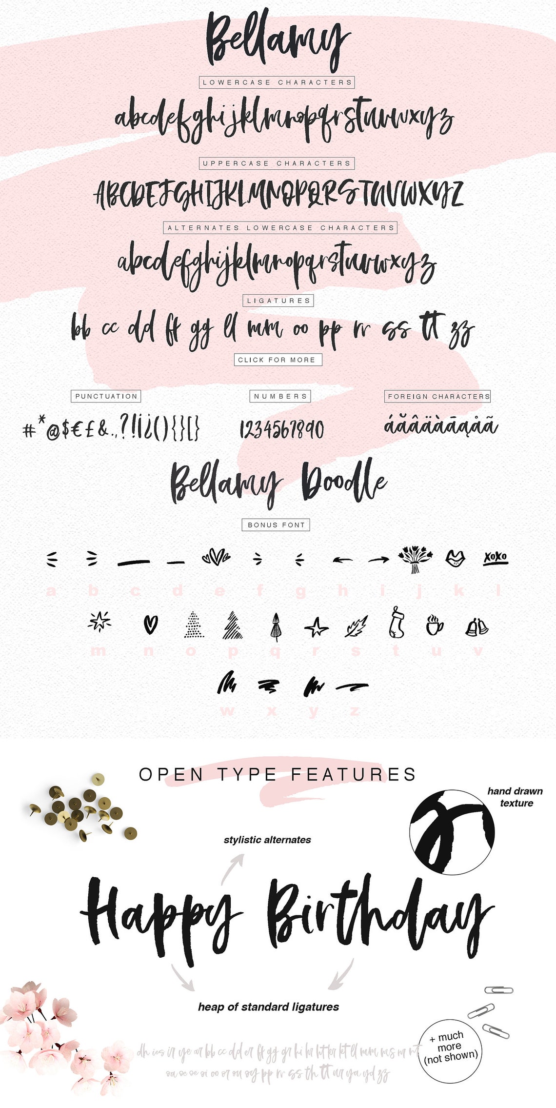 Handwritten Font Calligraphy Font for Procreate Script Font | Etsy