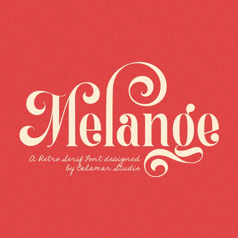 Serif Swirly Font - Etsy