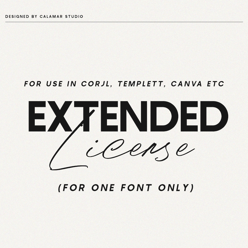 Fonts for Corjl - Etsy