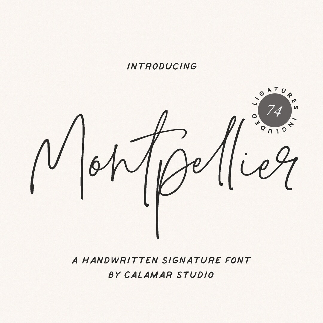 Handwritten Font, Calligraphy Font, Handwriting Cursive Font, Script ...