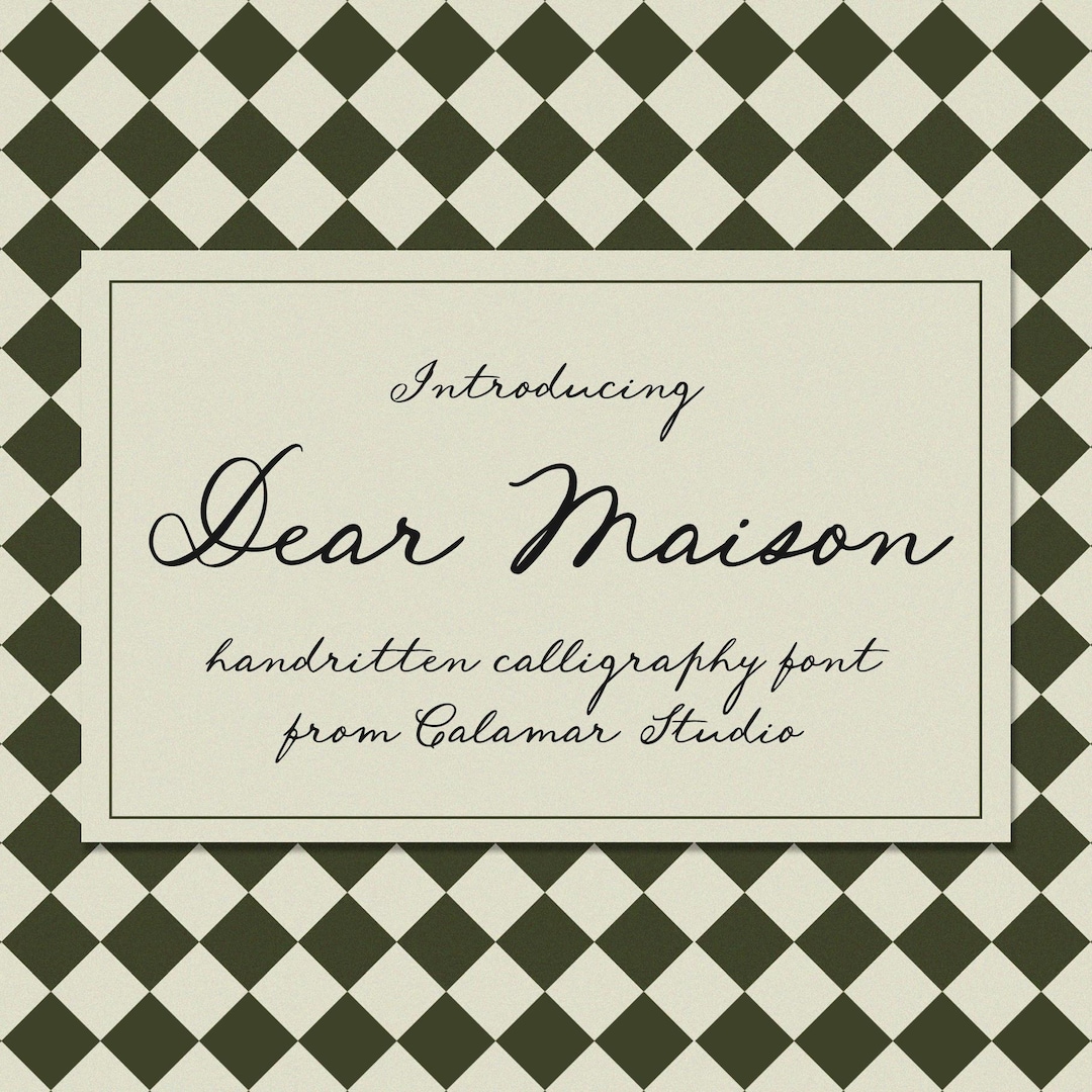 Handwritten Font, Wedding Font, Vintage Script Font for Canva ...