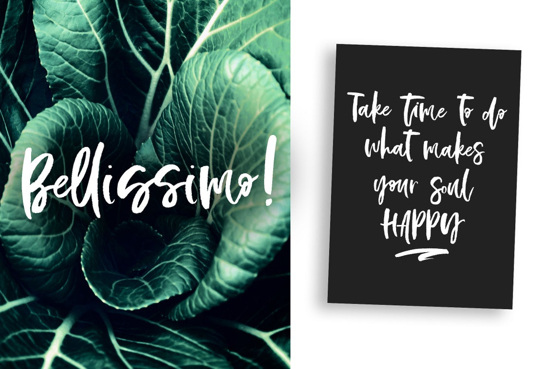 Handwritten Font Calligraphy Font for Procreate Script Font | Etsy