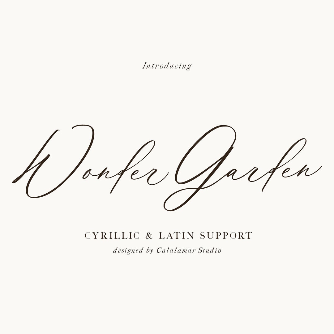 Calligraphy Script Font, Cursive Font, Wedding Calligraphy Font With ...