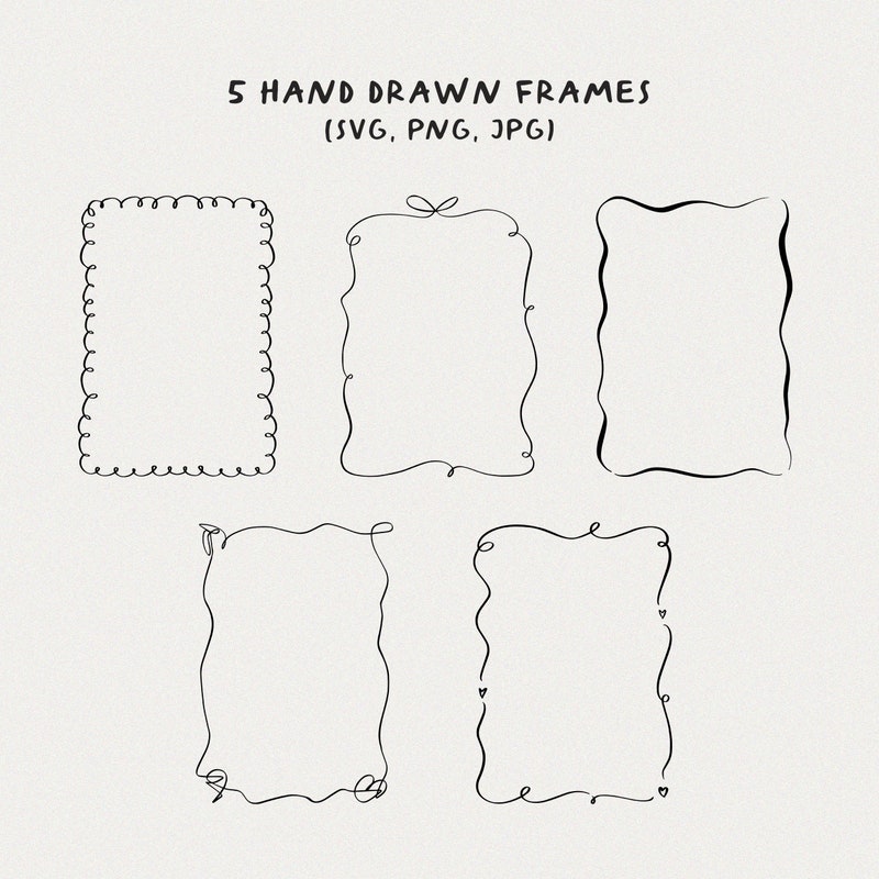 Border Svg - Etsy