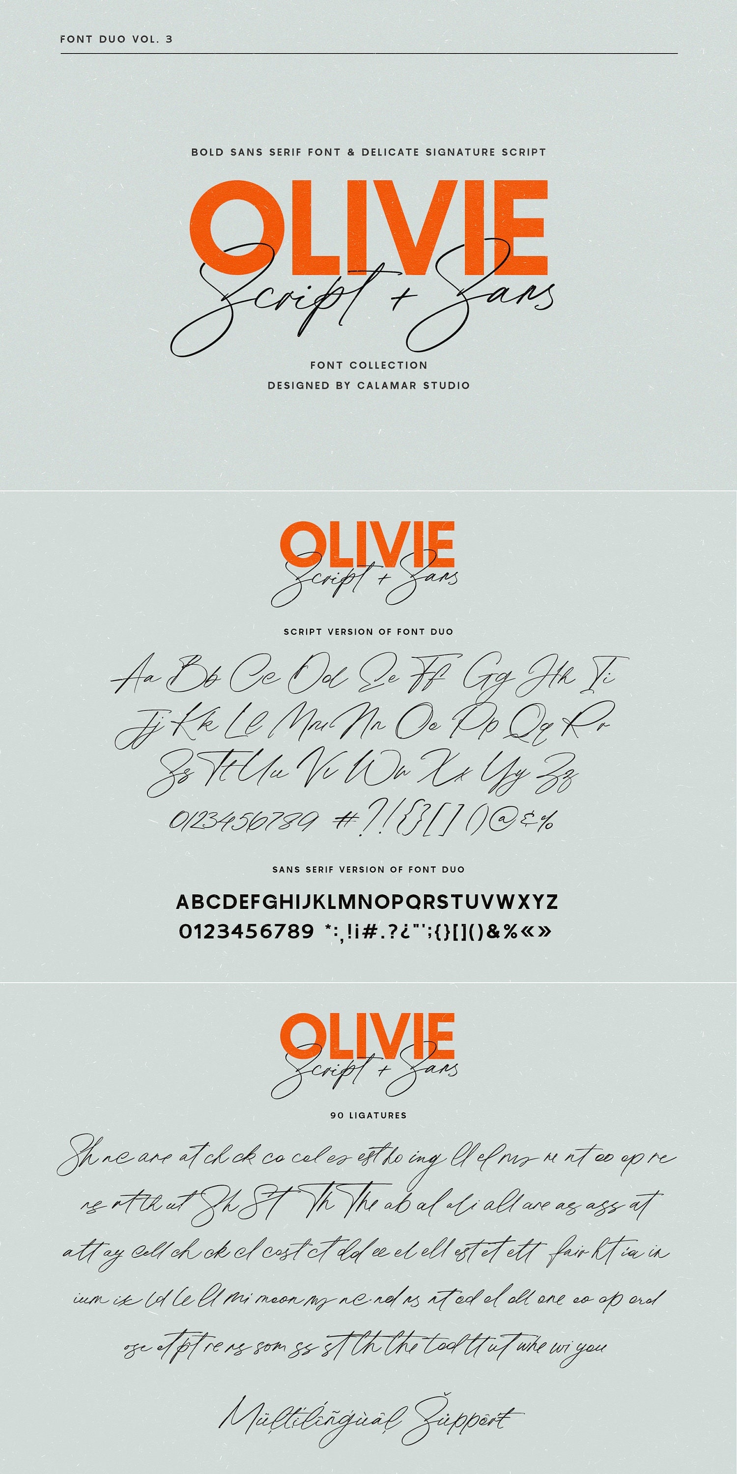 Handwritten Font Duo Script Font Calligraphy Font Monogram | Etsy