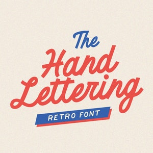 Retro Script Font, Monoline Vintage Cursive Font, Cricut Font, Procreate Font, Canva Font - Etsy