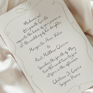 Handwritten Font for Wedding Invitations, Whimsical Wedding Font ...