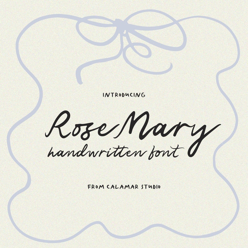 Handwritten Font for Whimsical Wedding Invitations, Script Font ...