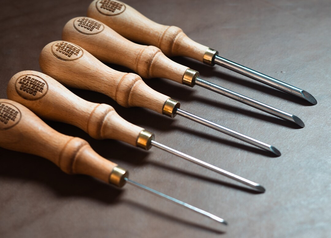 Leather Carving Petal Leaf Lifters Lifting Undercut Set 2,3,4,5 & 6mm ...