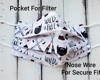 Lumberjack Face Mask - Etsy