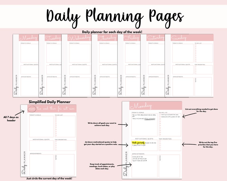 The Ultimate Planner & Positivity Journal | Digital Planners ...