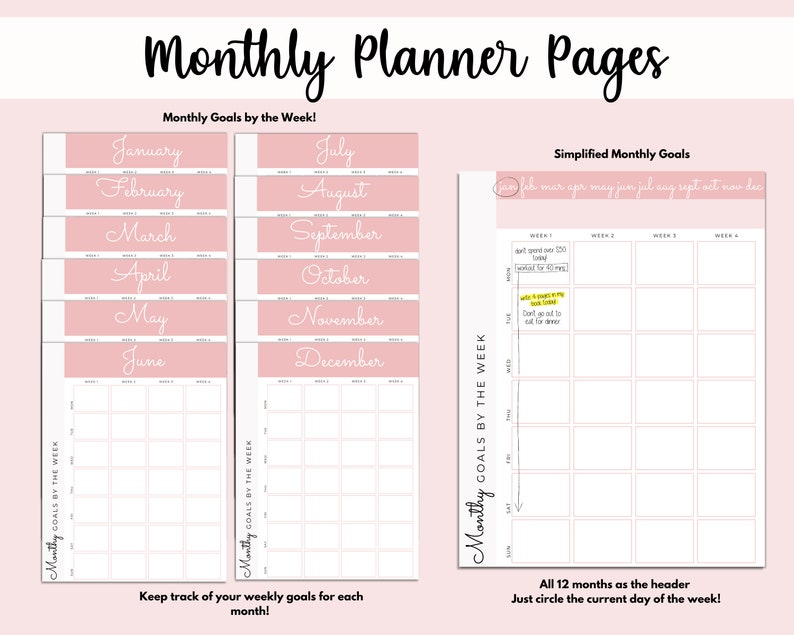 The Ultimate Planner & Positivity Journal | Digital Planners ...
