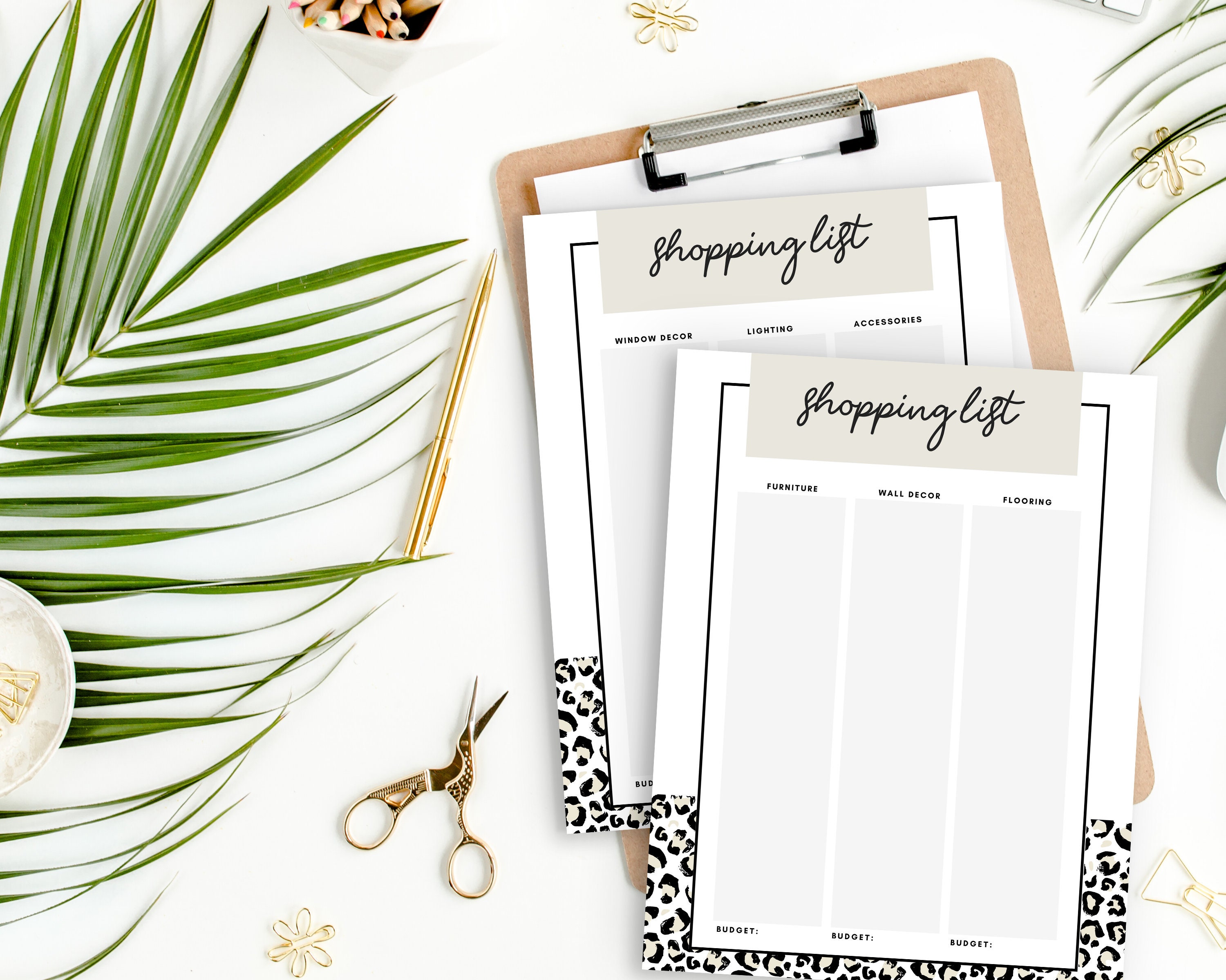 Printable Design Planner | Digital Planner | Room Makeover Project ...