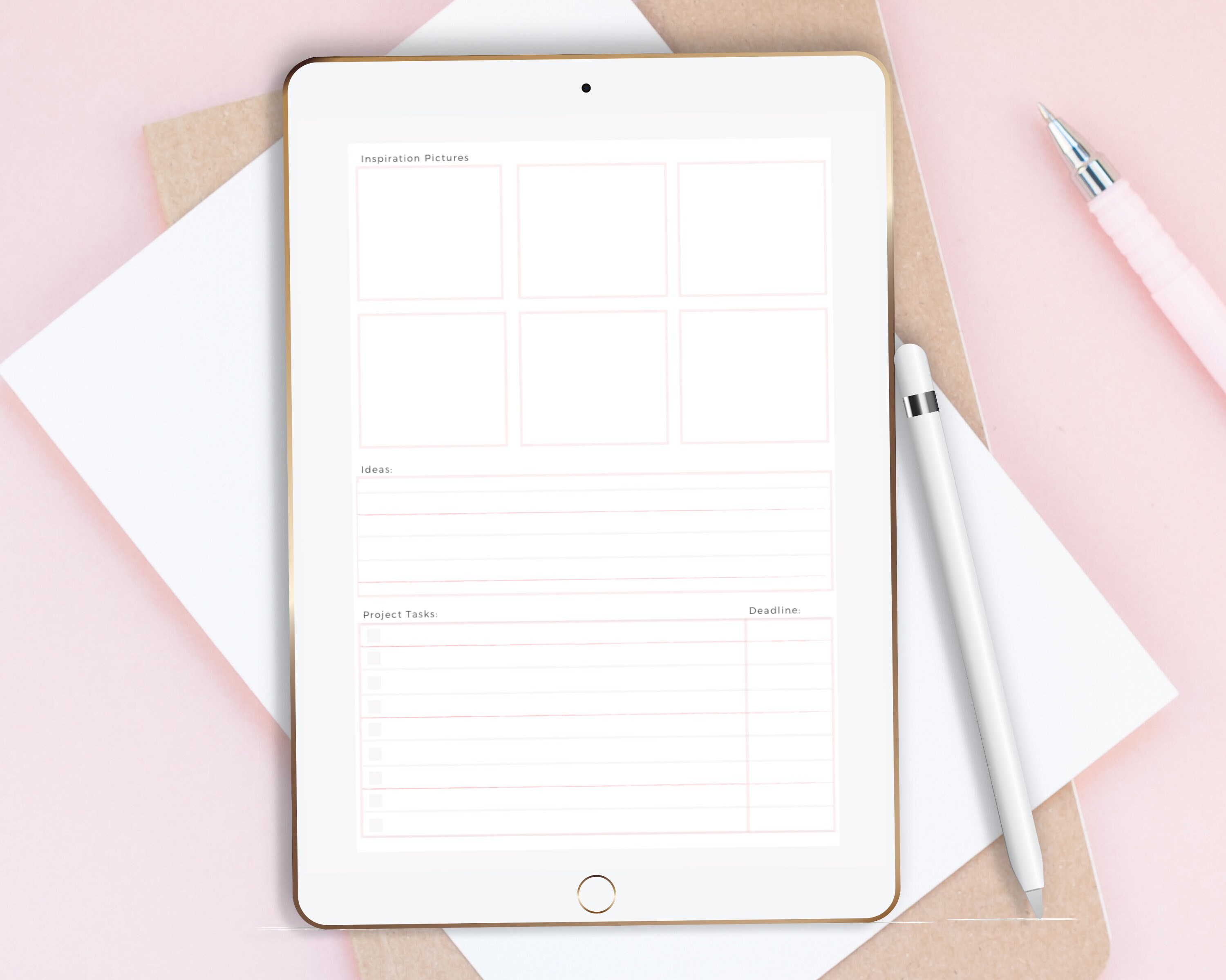 Basic Project Planner | DIY Project Planner | Crafting Planner ...