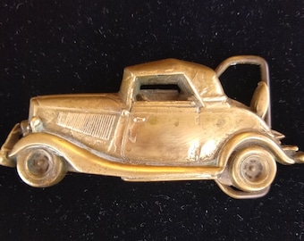 Classic Car Front View Belt Buckle - Etsy