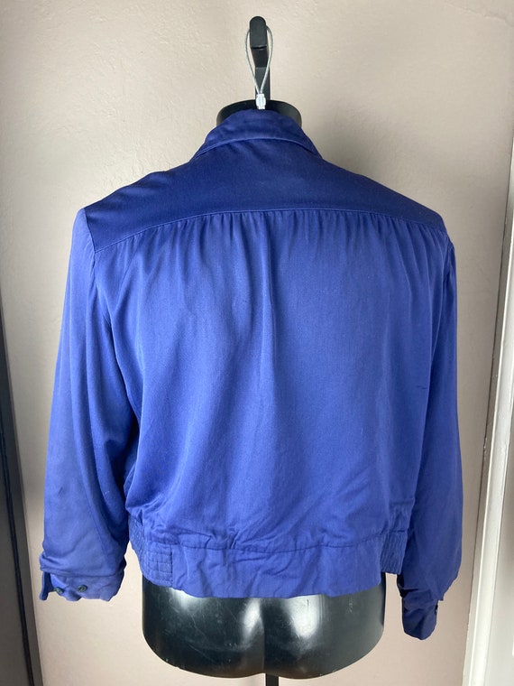 1950s Rayon Gabardine Rockabilly Jacket - Ricky Jacke… - Gem