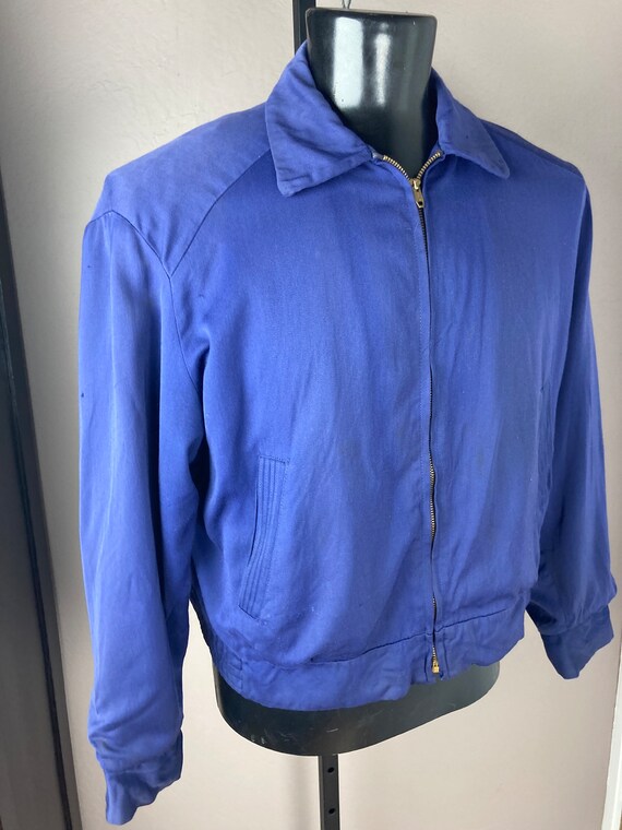 1950s Rayon Gabardine Rockabilly Jacket - Ricky Jacke… - Gem