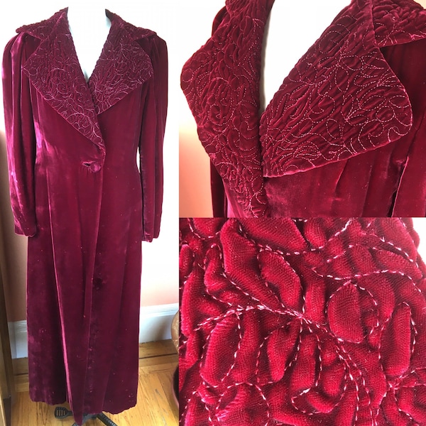 Silk Velvet Robe - Etsy