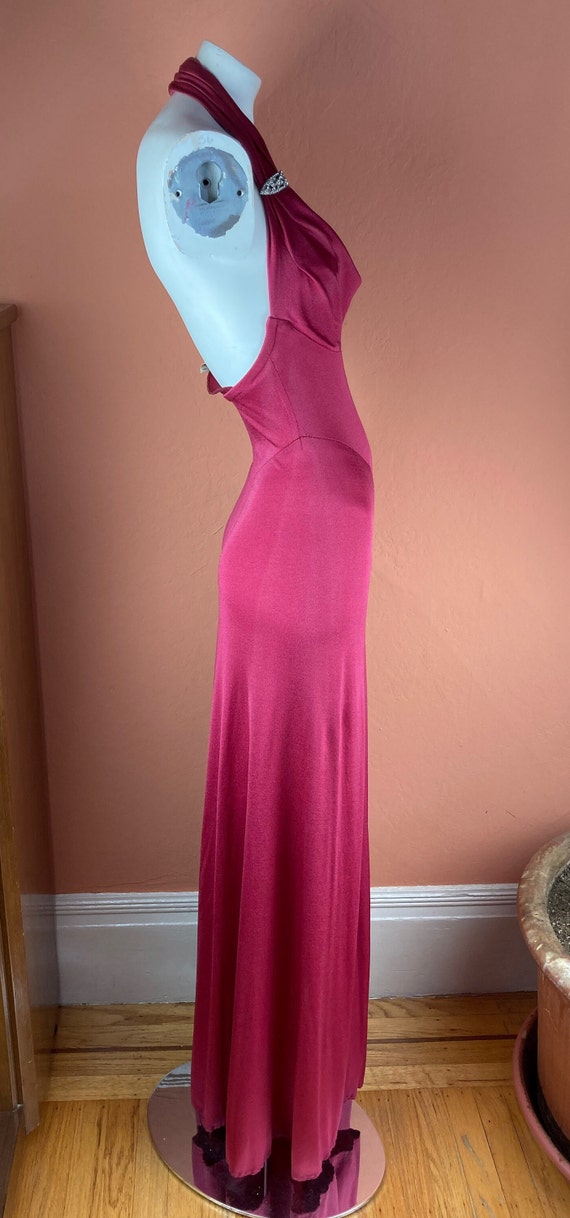 1970s Deco Style Foxy Lady Dress - XS - As is - Gem