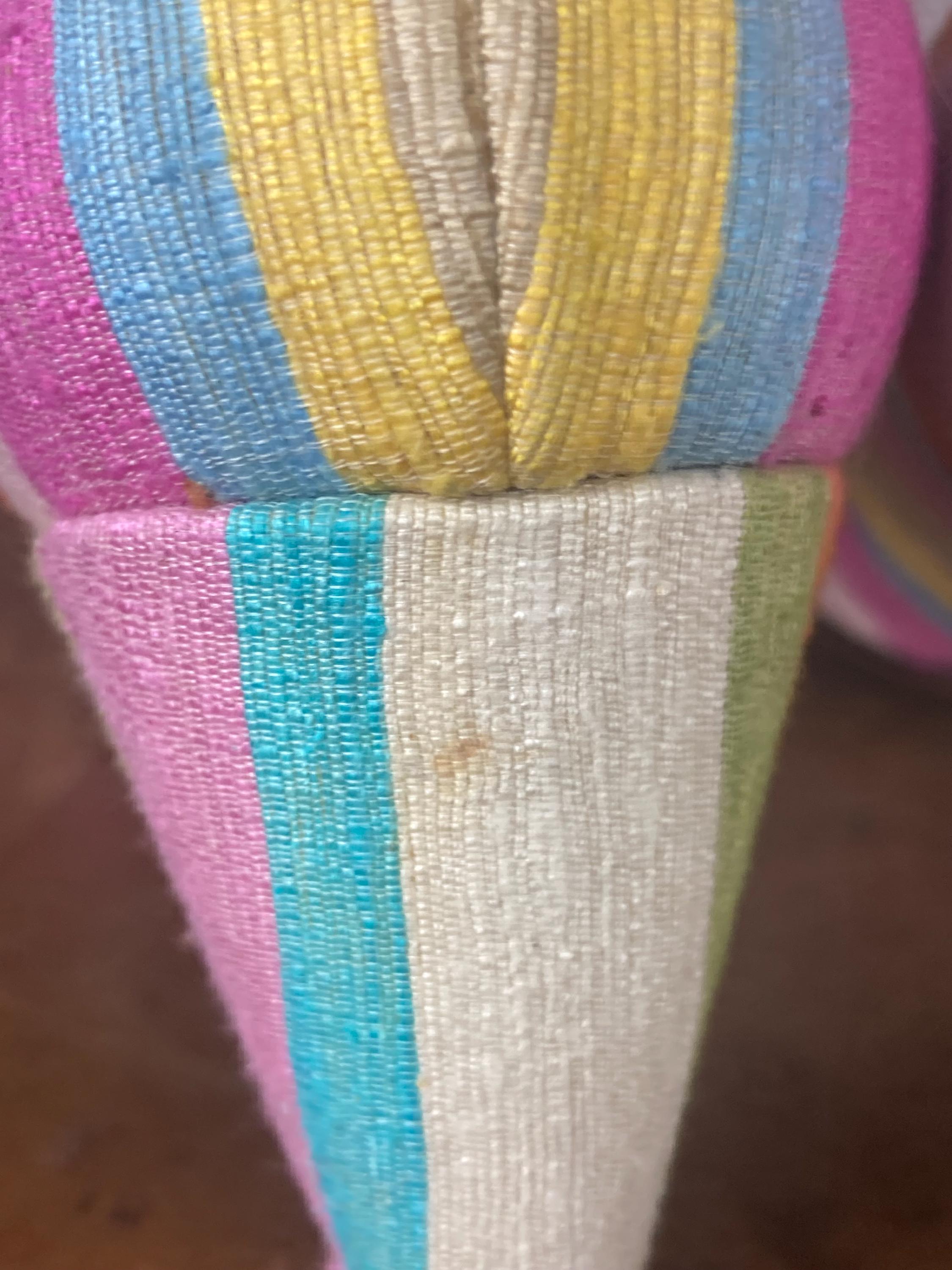 1960s Dominic Romano Pastel Fabric Easter Shoes - Size 8 1/2 - Minor ...