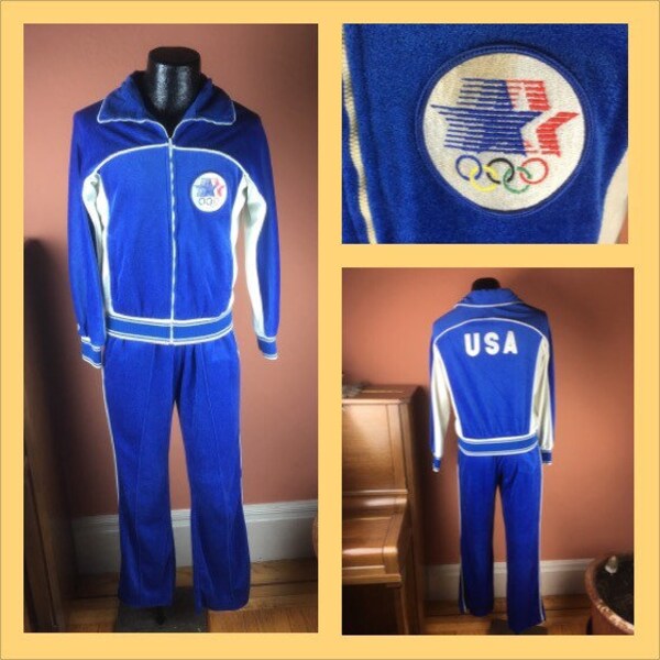 White Velour Suit - Etsy