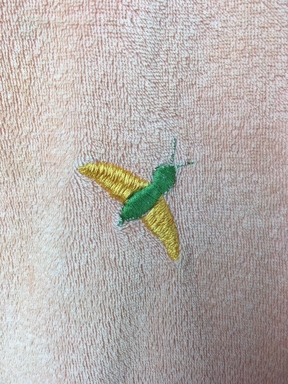 1960s / 1970s Frog Themed Stretch Terry Cloth Dress -… - Gem