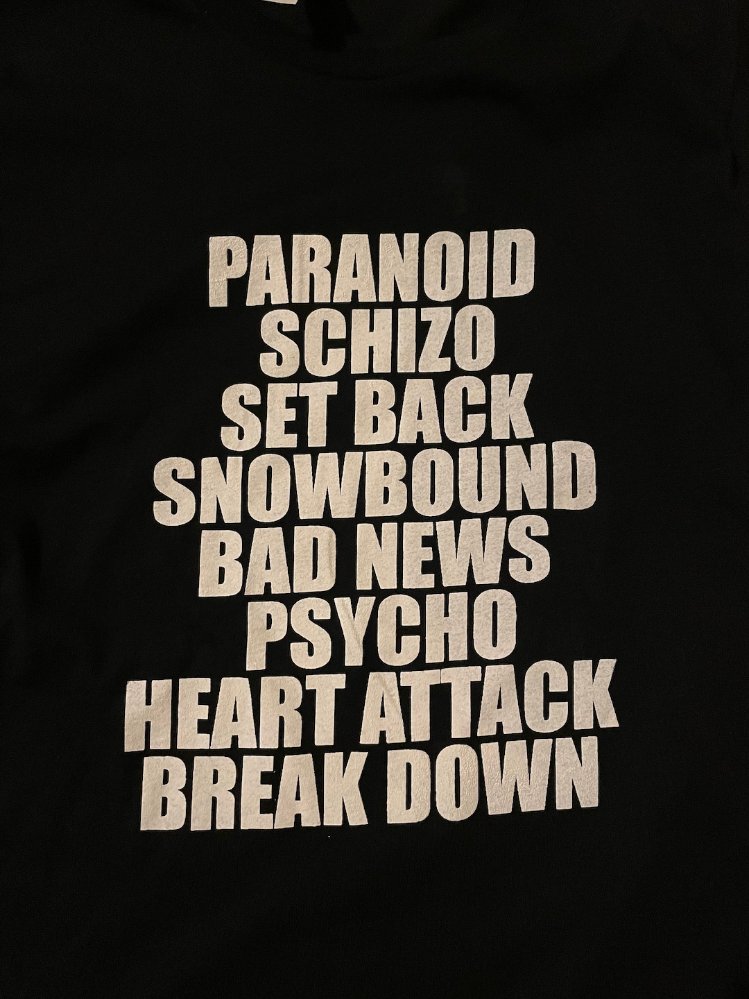 Paranoid Schizo Hip Hop T-shirt - Etsy