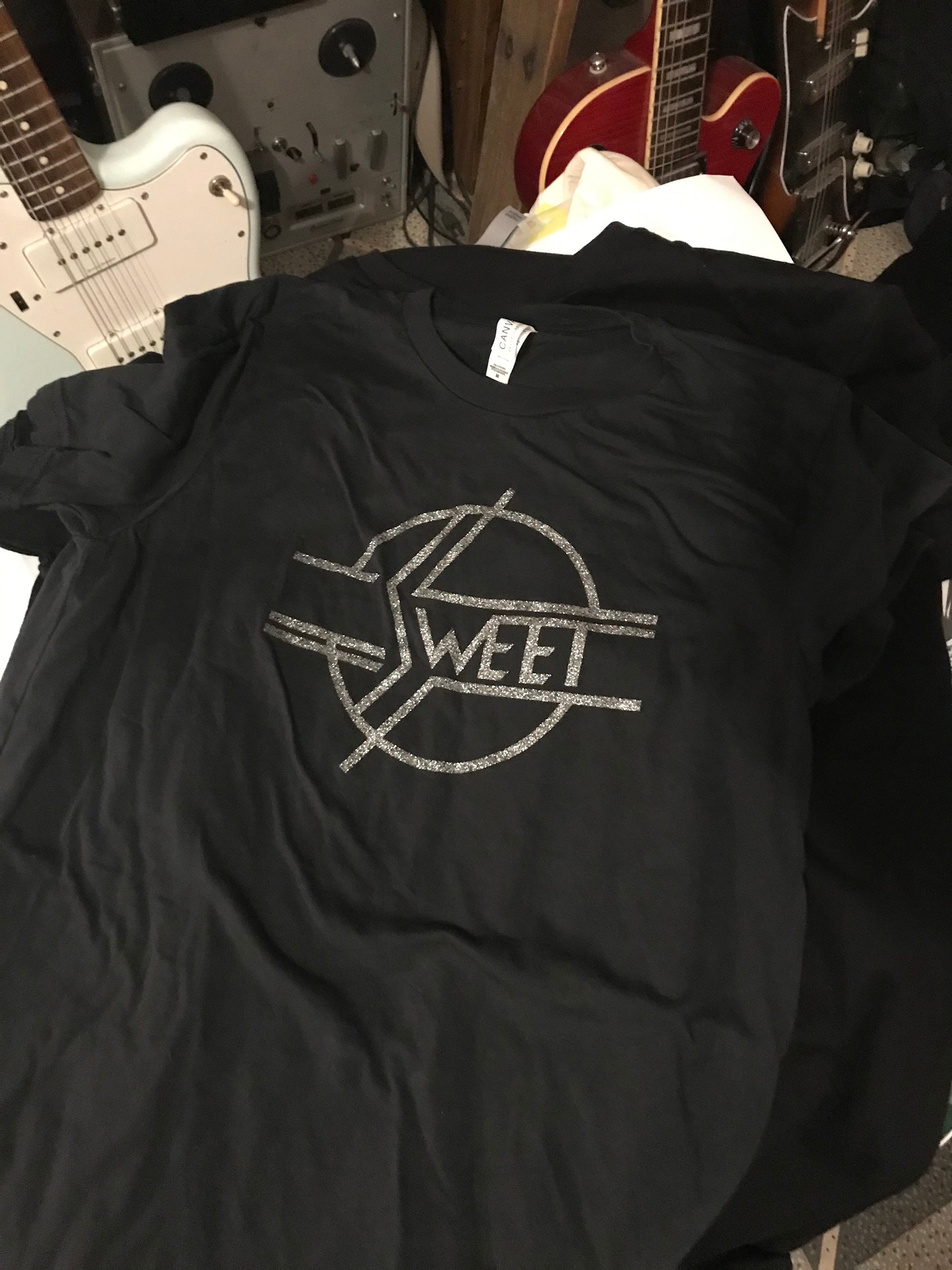 Sweet T-shirt Glam Rock Glitter Sweet Logo Shirt - Etsy