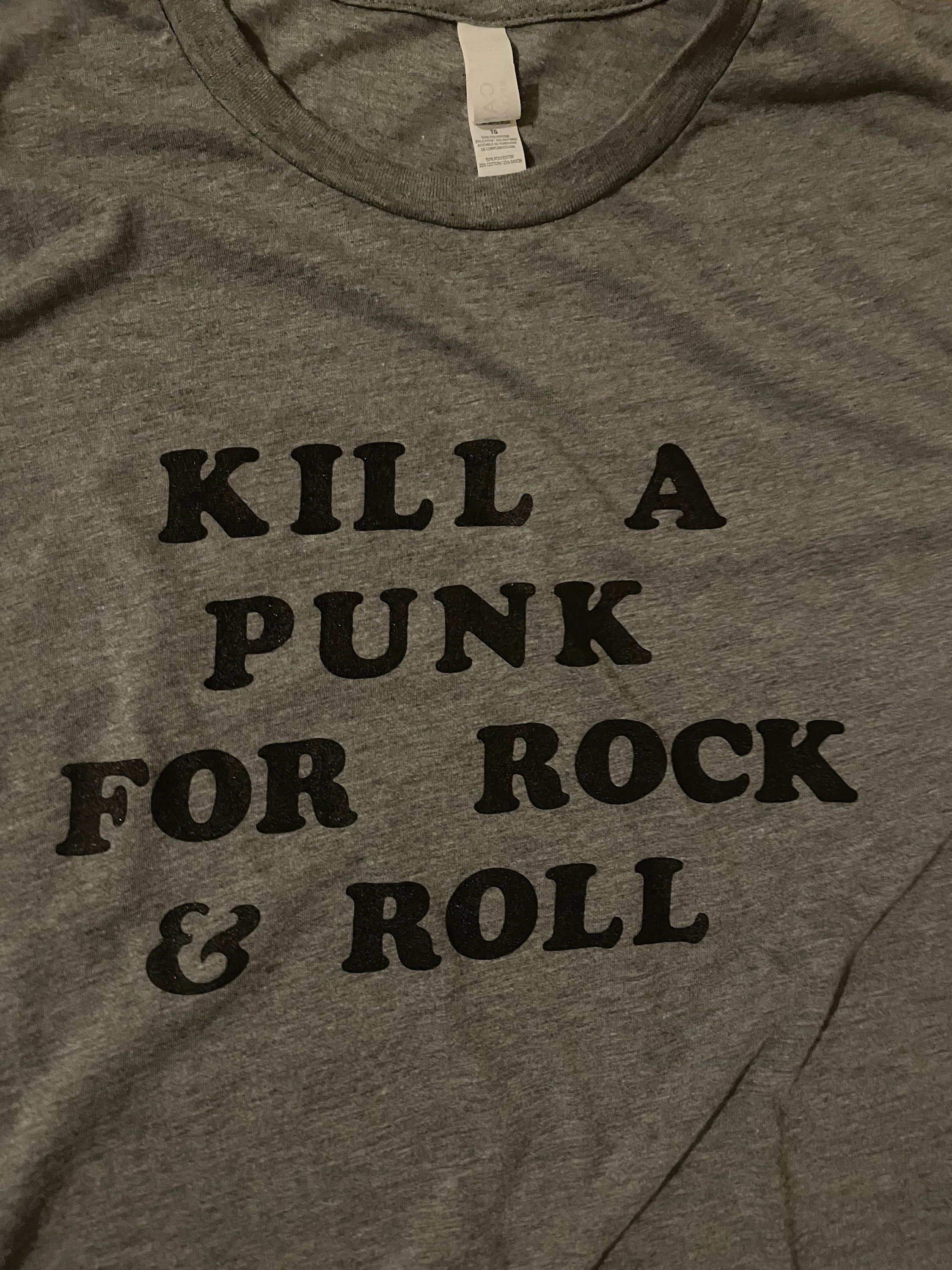 Kill A Punk for Rock & Roll T-shirt - Etsy