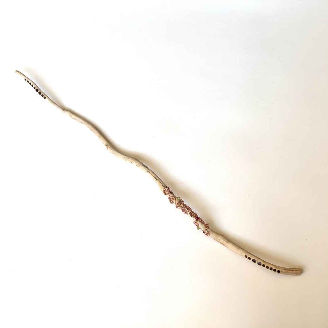 Copper Swirl Hazel Wand - Etsy