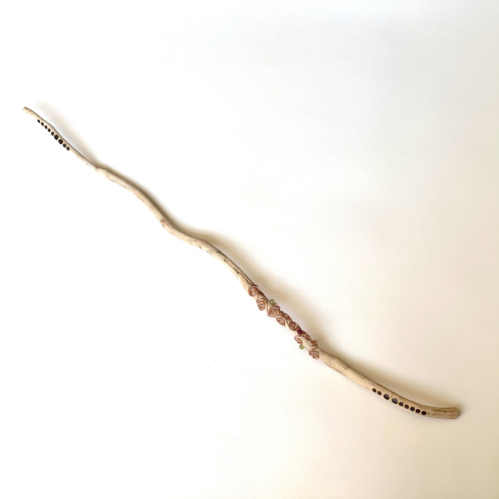 Copper Swirl Hazel Wand - Etsy