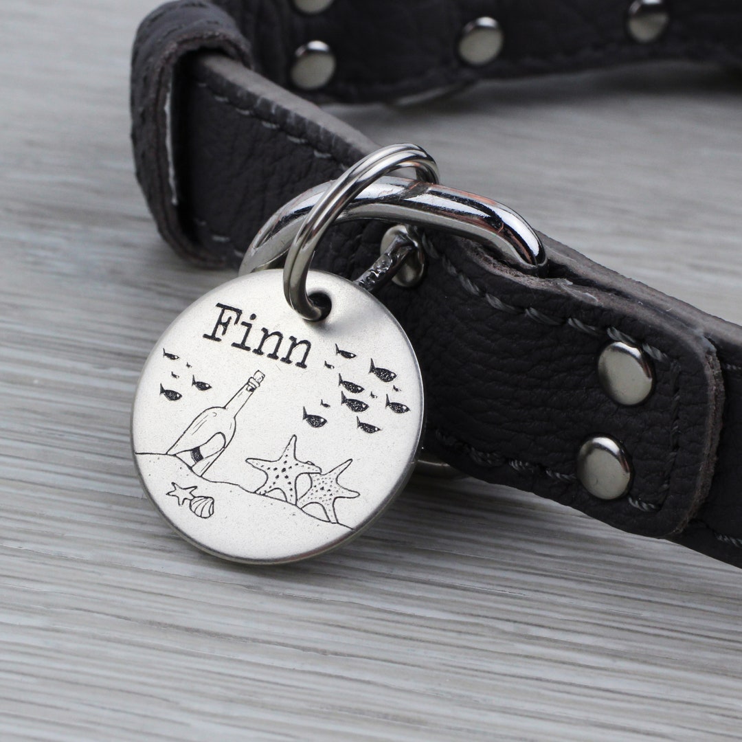 Personalized Pet Tag - Under the Sea - Custom Dog Cat Identification ...