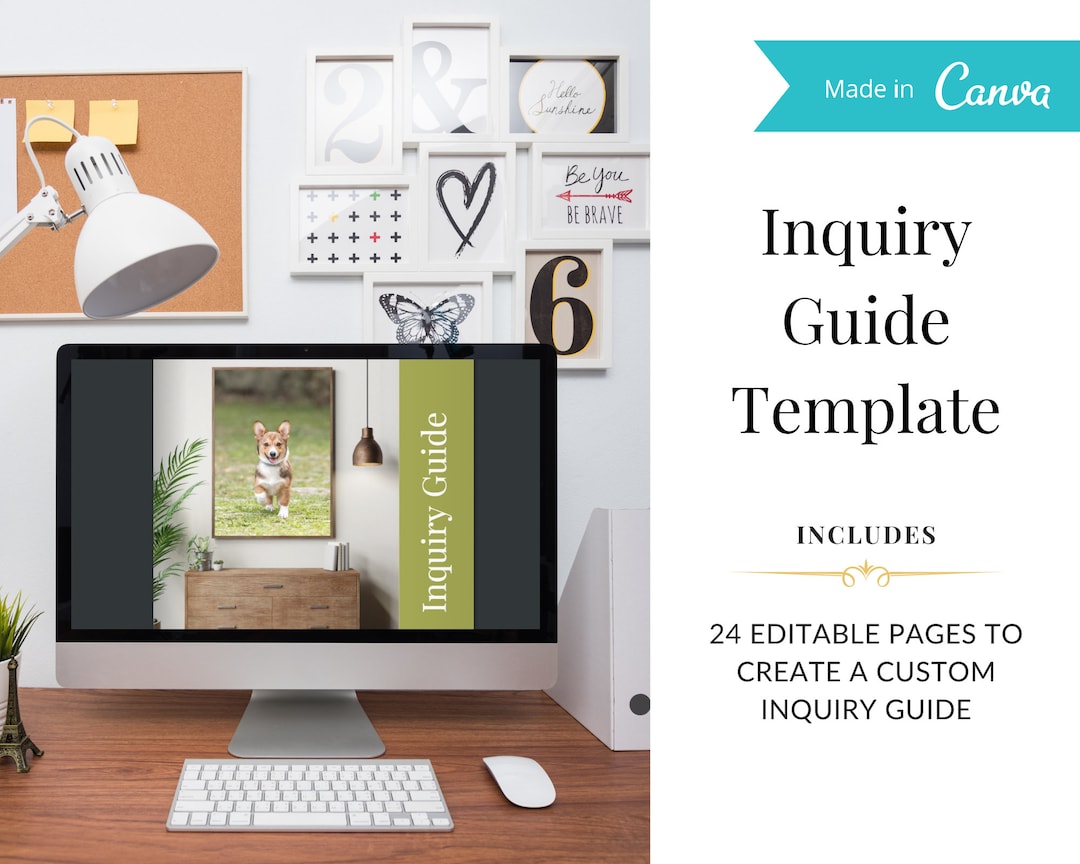 Inquiry Guide Template for Photographers - Etsy