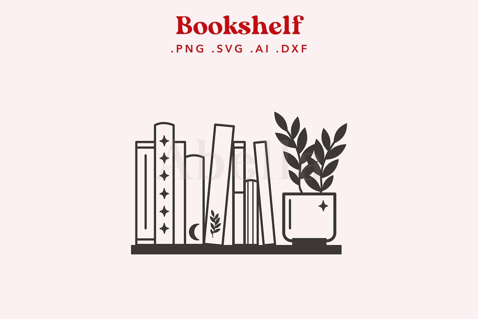 Bookshelf SVG FILE, Book Lovers SVG, Books Svg, Cut Files Cricut ...