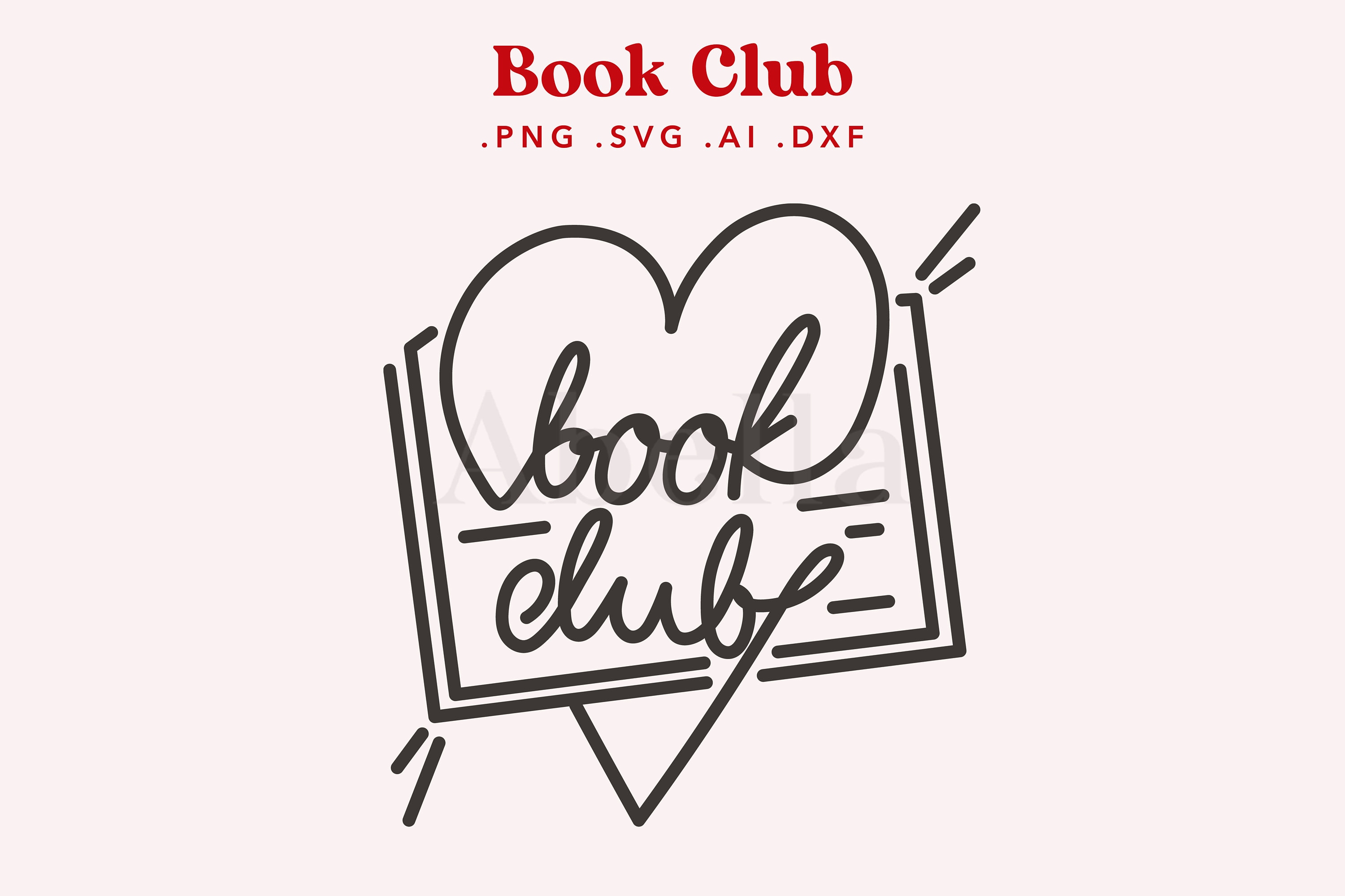 Book Club SVG FILE Reading SVG Book Lover Svg Cut Files - Etsy