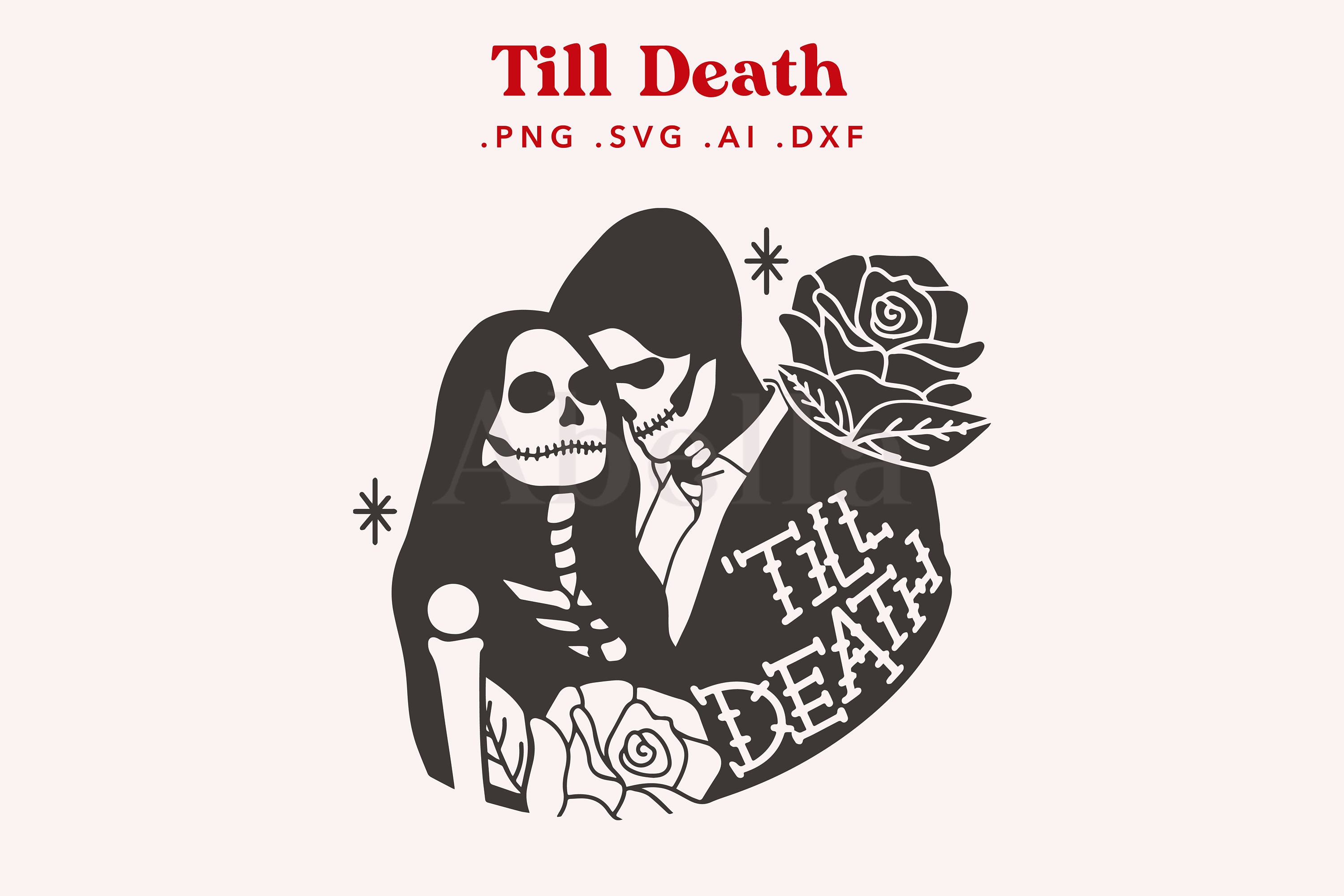 Till Death SVG FILE, Couple SVG, Skull Svg, Cut Files Cricut ...