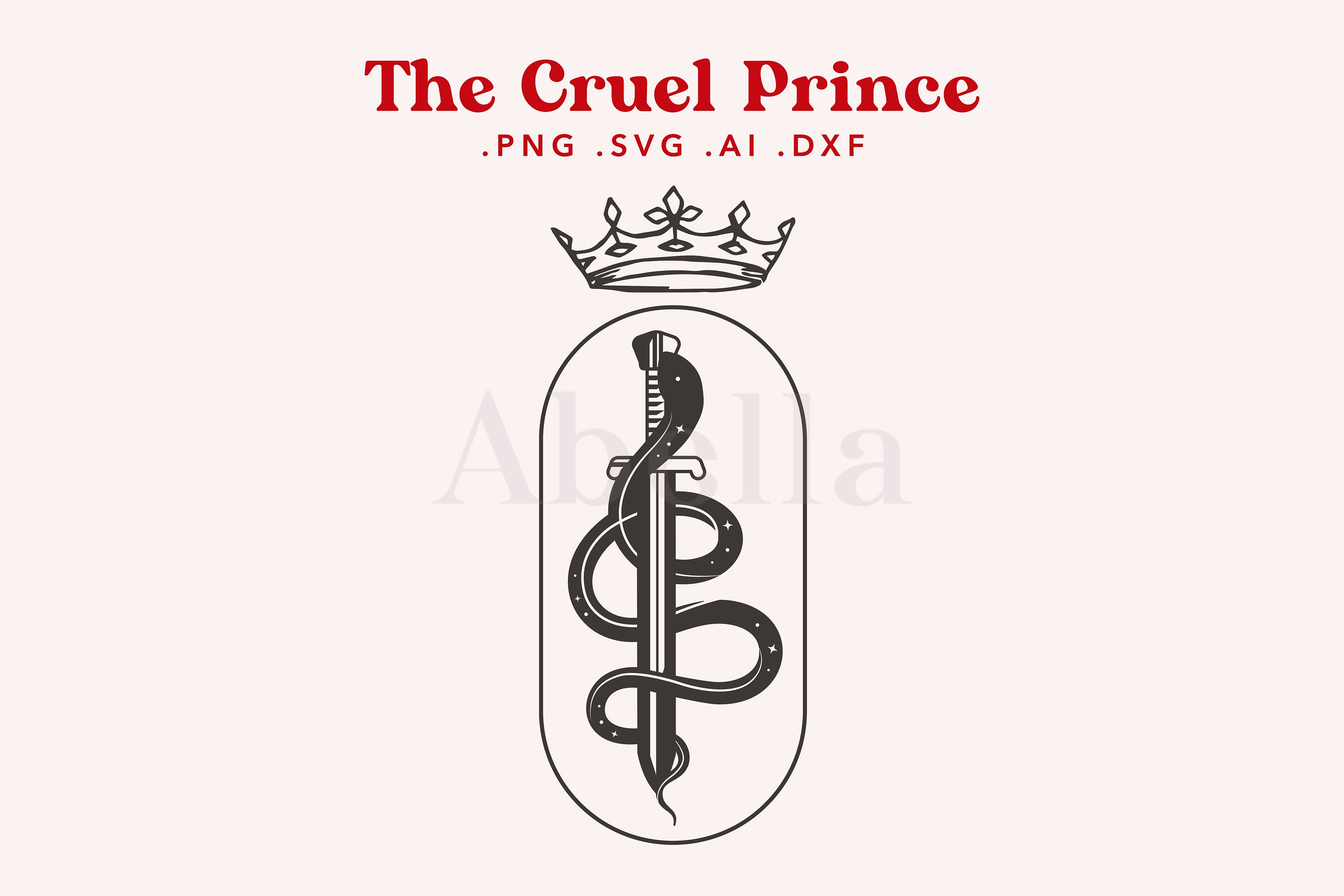 The Cruel Prince Graphic SVG FILE, Tcp SVG, Cardan Greenbriar, Jude ...