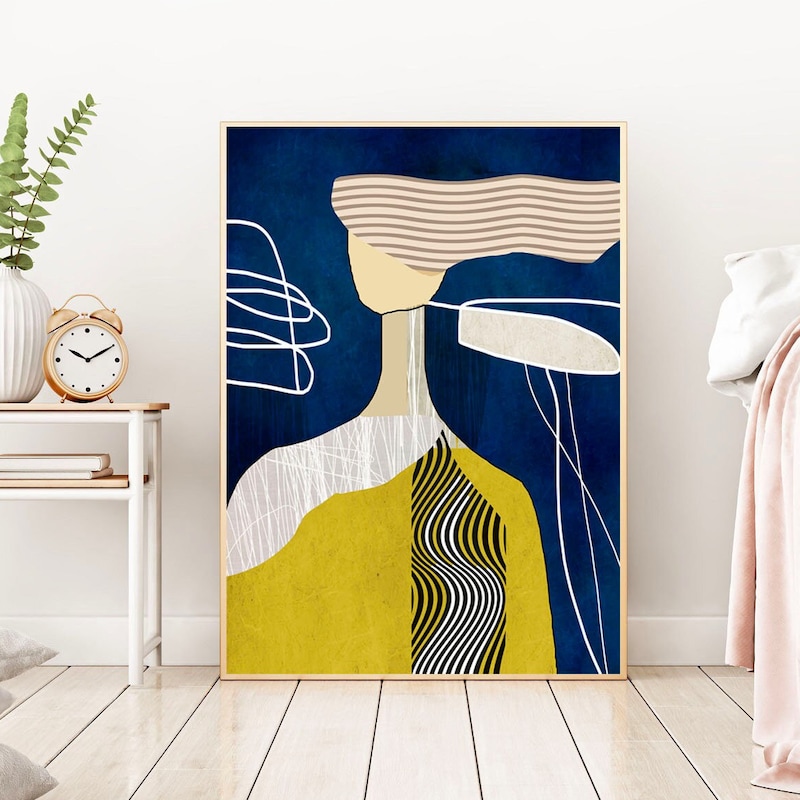 Abstract Figure Art - Etsy