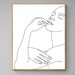 Minimal Woman Sketch Print Minimal Drawing Wall Art Line Art - Etsy