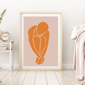 Minimalist Body Drawing Henri Matisse Style Minimal Body - Etsy