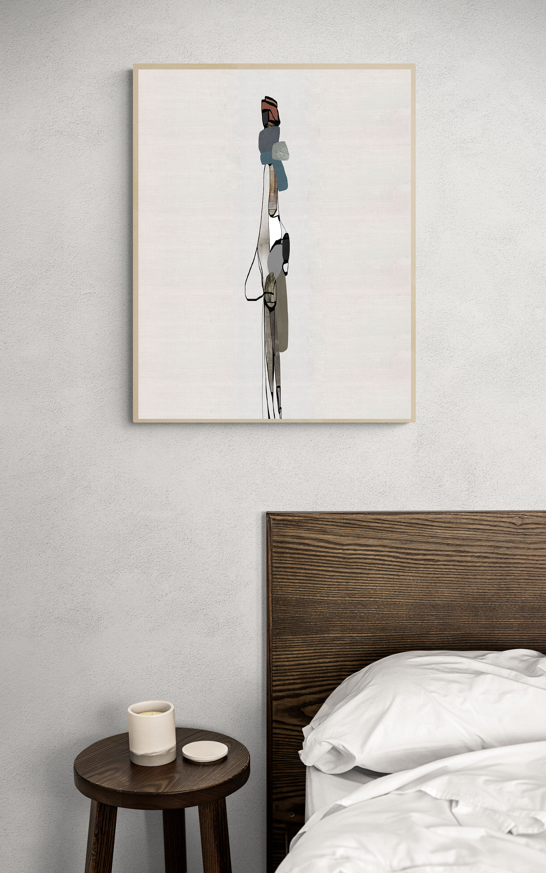 Abstract Figure Drawing for Instant Download, Large Abstract Drawing ...