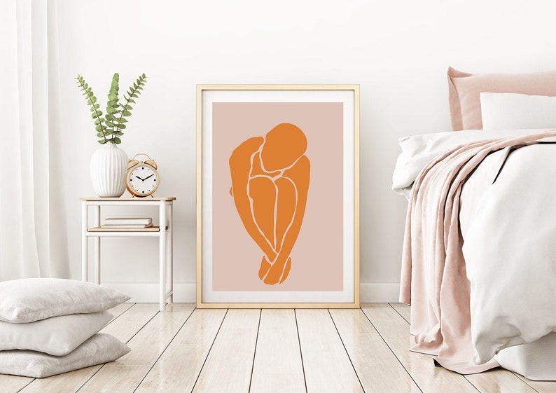 Minimalist Body Drawing Henri Matisse Style Minimal Body - Etsy
