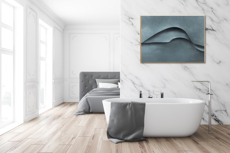 Woman Body Drawing Body Scape Abstract Drawing Print Grey Decor ...