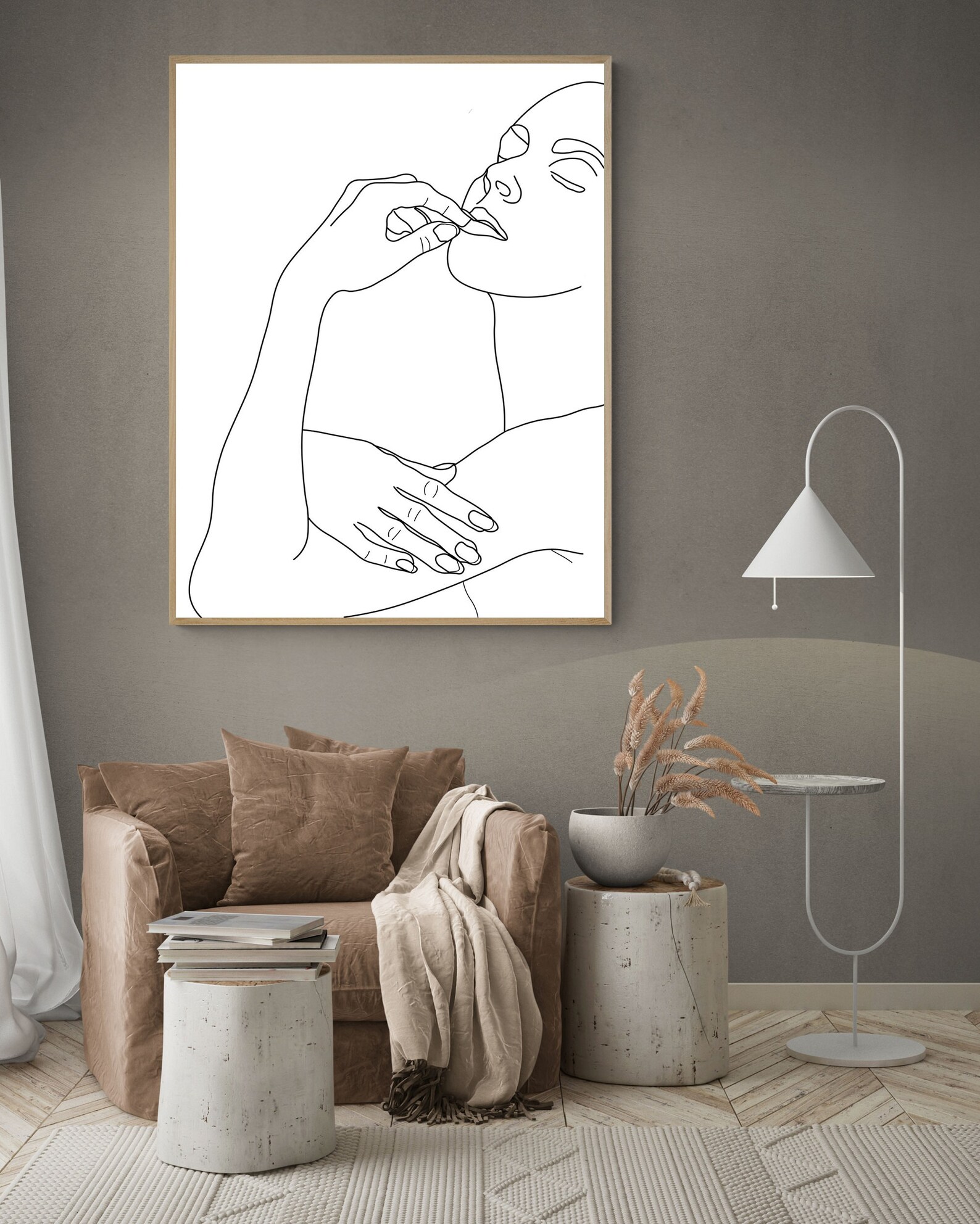 Minimal Woman Sketch Print Minimal Drawing Wall Art Line Art - Etsy